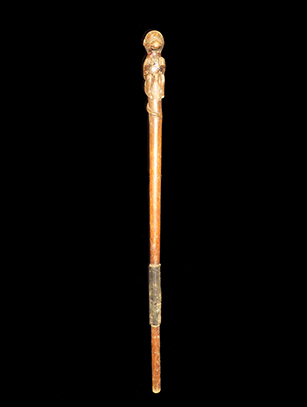 Shaman Monkey Staff, Shona people, Zimbabwe