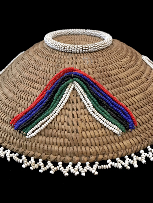 Zulu Beer Pot lid 'Imbenge' (#2) - Zulu People, South Africa