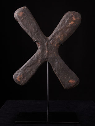 Katanga Cross (#2) - Luba, Kuba & Songye Peoples - D.R. Congo