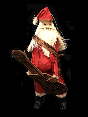 Banana Fiber Santa Ornament - Kenya and Uganda