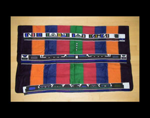 Ndebele Blanket with Beadwork - 3434
