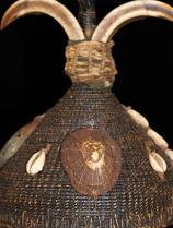 Lega Hat with Crest (#MW64) - Lega People, D.R. Congo